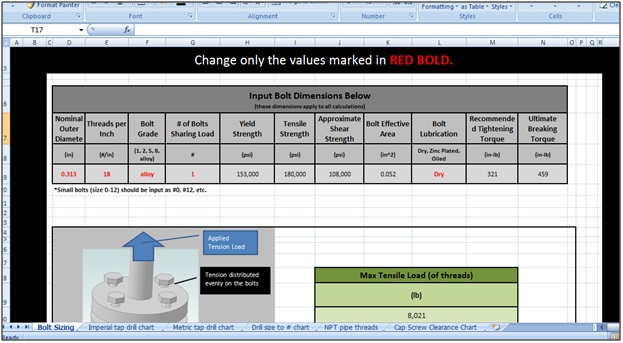 Free Resource: The Bolt Sizing Calculator – EngineerDog.com